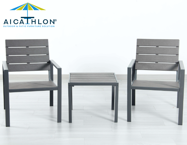 All weather table chair beautiful garden furniture outdoor table with ...