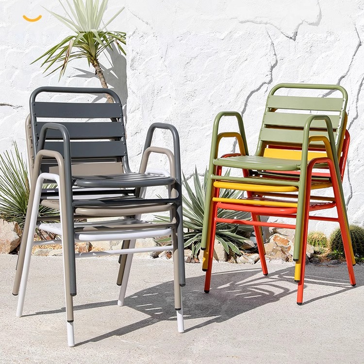 Outdoor Conference Chairs Coffee Shop Webbing Garden Folding Plastic ...