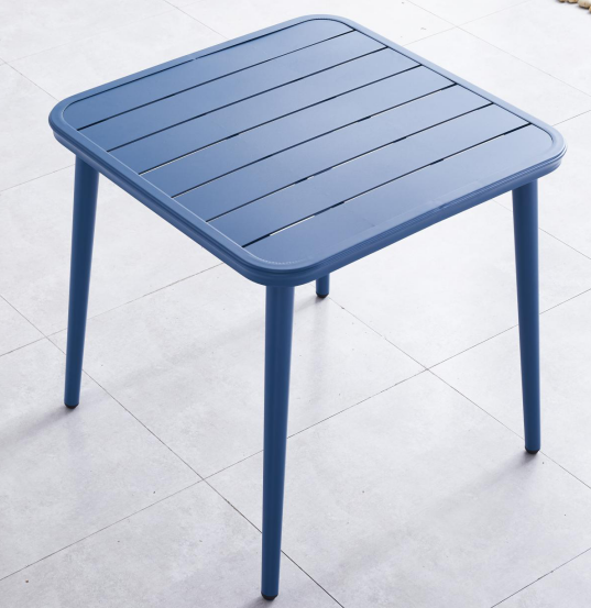 Powder coated diner table outdoor outdoor dining square center table ...